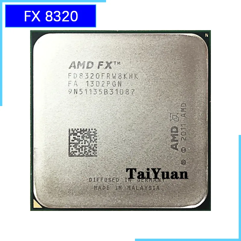 Procesador de CPU AMD fx series FX 8320 FX 8320 3,5 GHz de ocho núcleos, FD8320FRW8KHK Socket ...