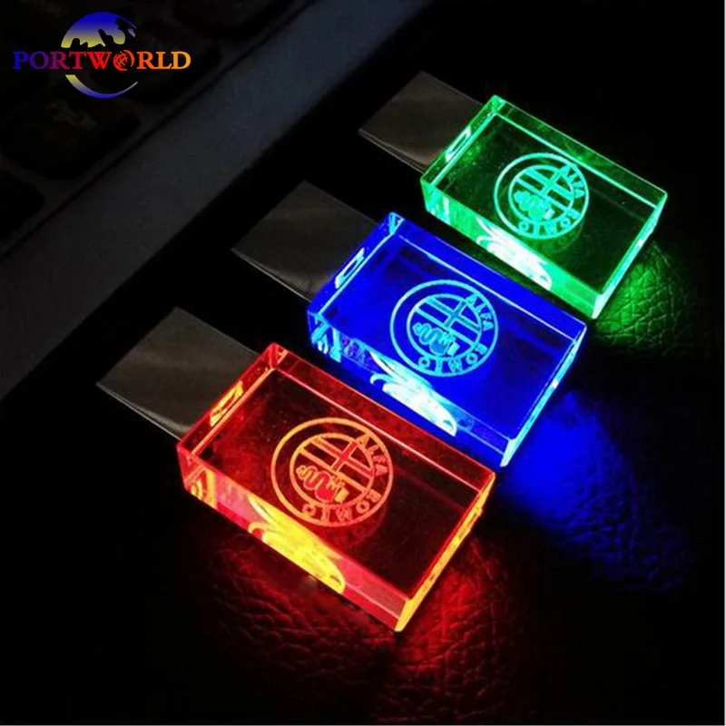 Alfa Romeo 3,0 USB Stick LED Stick Kreative Flash Stick kristall ...