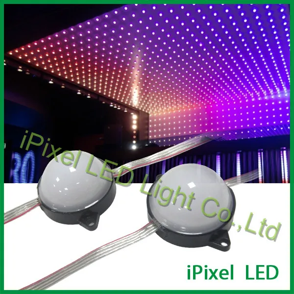 6leds 50mm full color led pixel lighting with WS2801IC|light bulb led ...