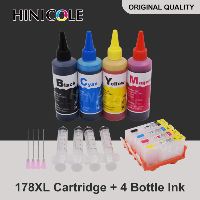 Hinicole Refill Ink Cartridge For Hp 178 For Hp178 178xl Photosmart ...