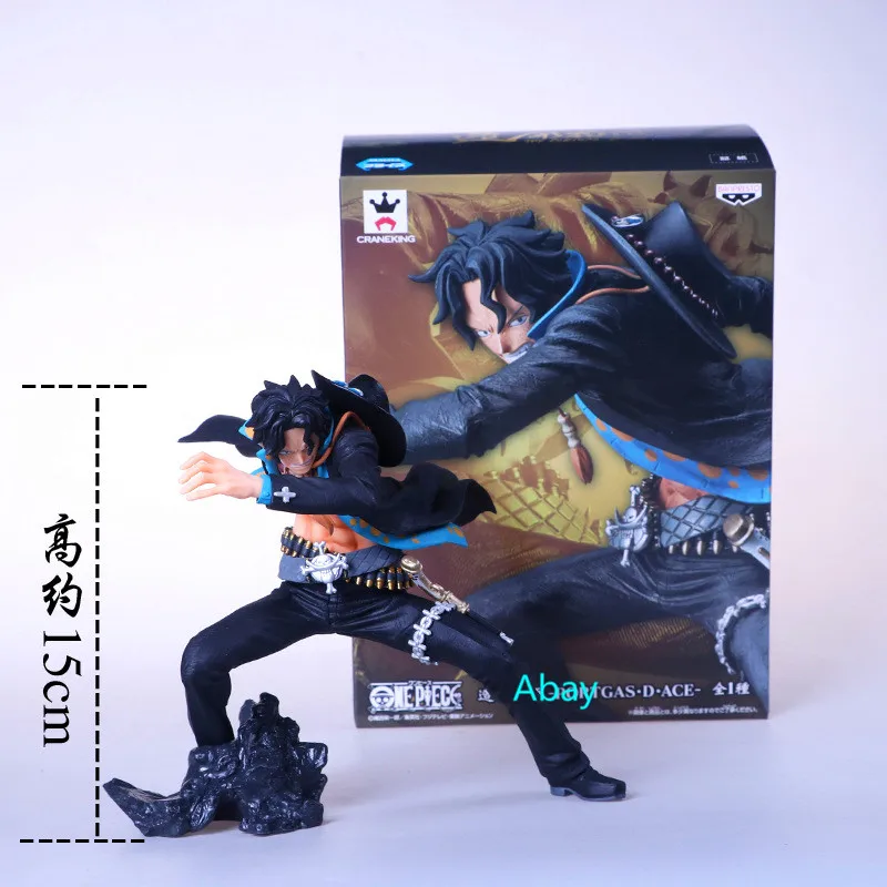 5"One Piece Portgas D. Ace Fire fist ace PDA Whitebeard Pirates ...