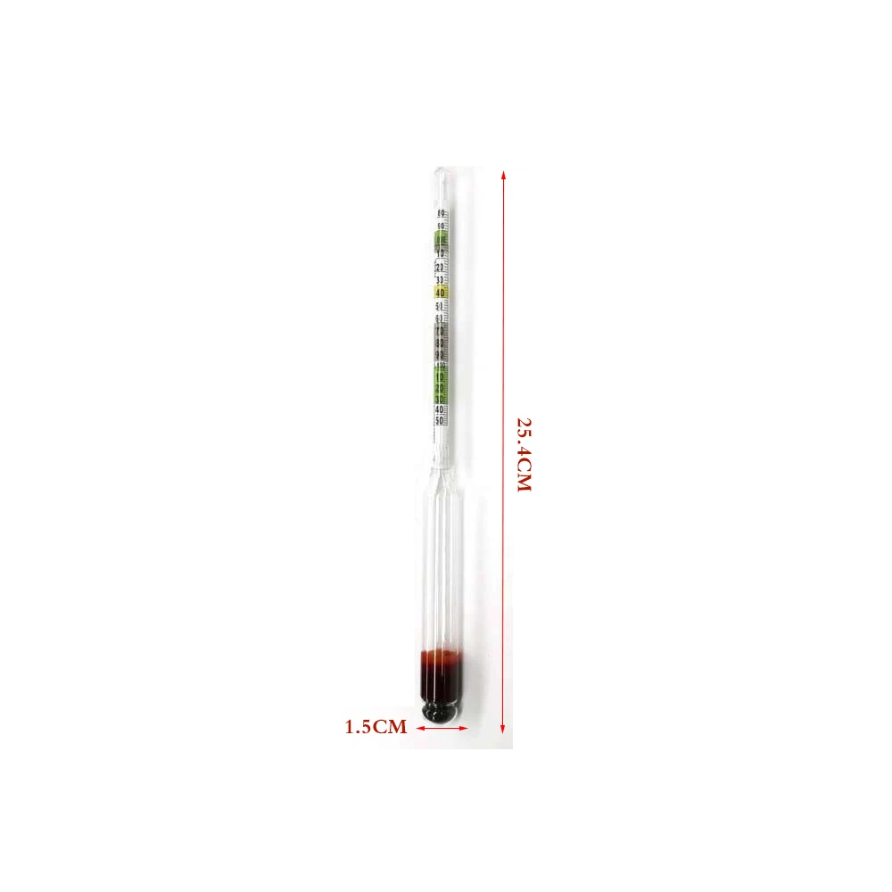 Kegland Home Brew Triple Scale HYDROMETER/ALCOMETER 0 100% for Beer ...