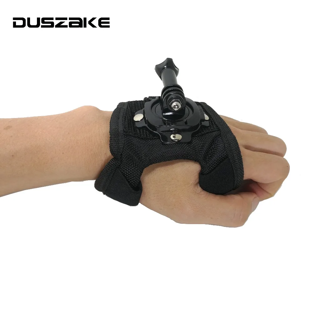Duszake-Hand-Glove-360-Degree-Rotation-mount-for-Gopro-Wrist-Strap-Arm ...
