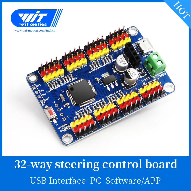 Witmotion 32 Channel Bluetooth Pwm / Servo Driver Shield Module ...