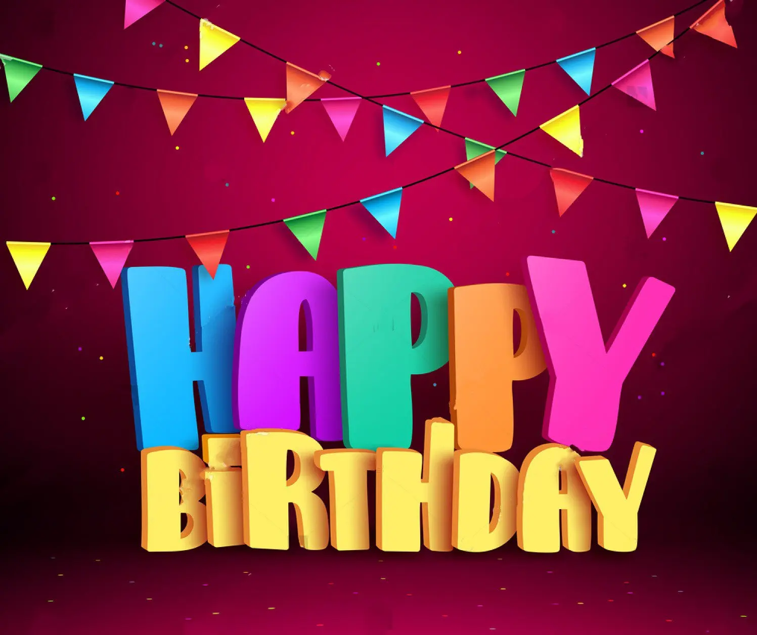 Happy-fiesta-birthday-3d-colorful-flag-party-red-backdrop-Vinyl-cloth ...