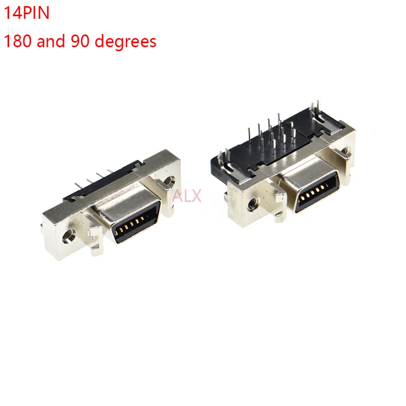 2pcs MDR Servo driver SCSI Connector HPCN Slot Type 14/20/26/36/50 pin ...