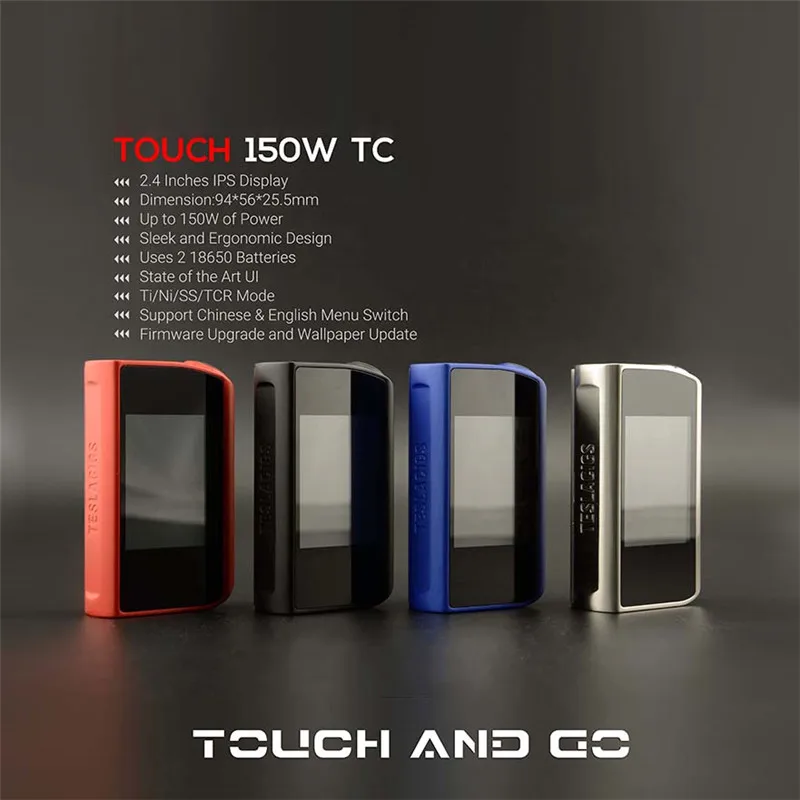 Купить оригинальный teslacigs касания 150 TC мод Тесла 150 вт сенсорная ...