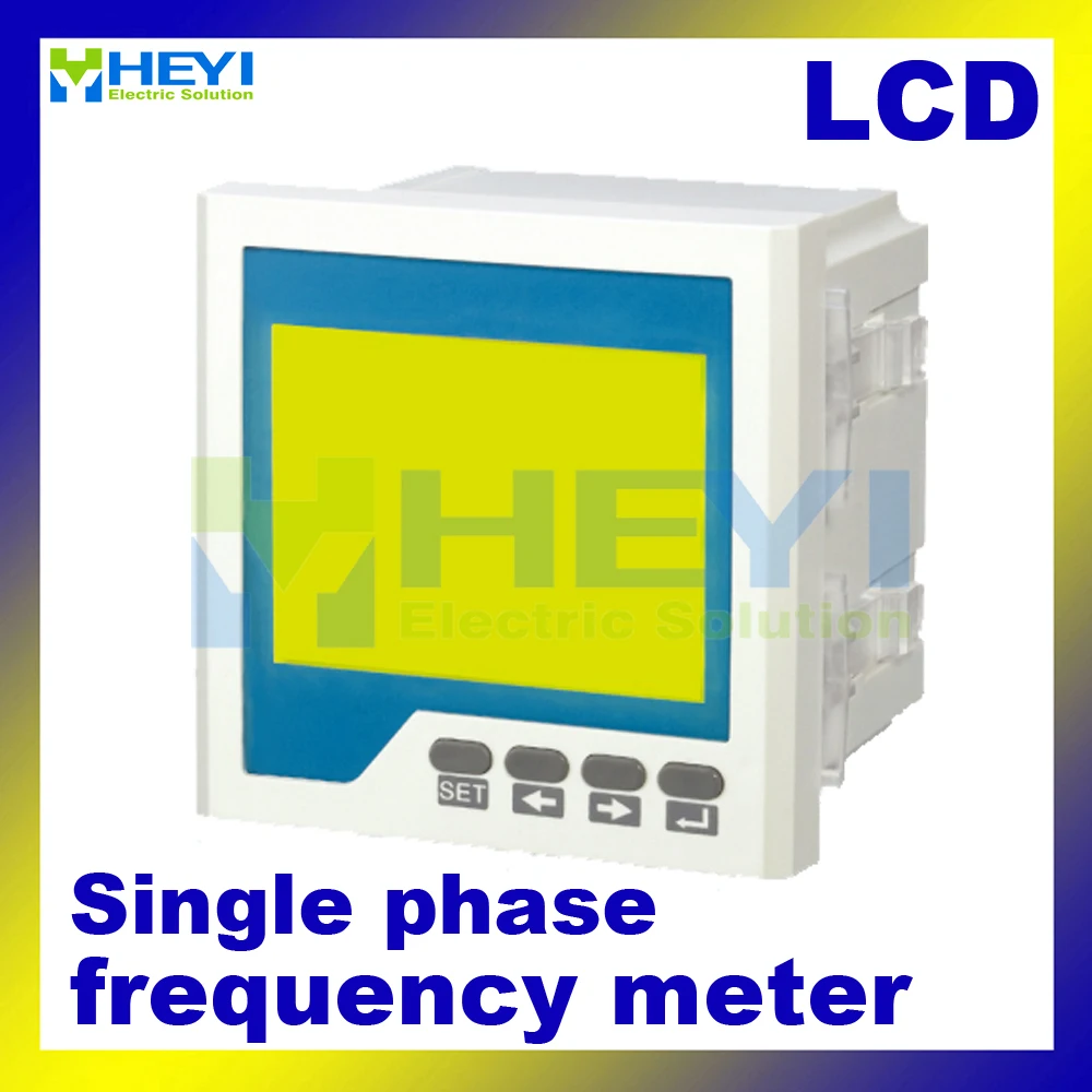 LCD digital frequency counter 120*120mm 96*96mm single phase digital ...