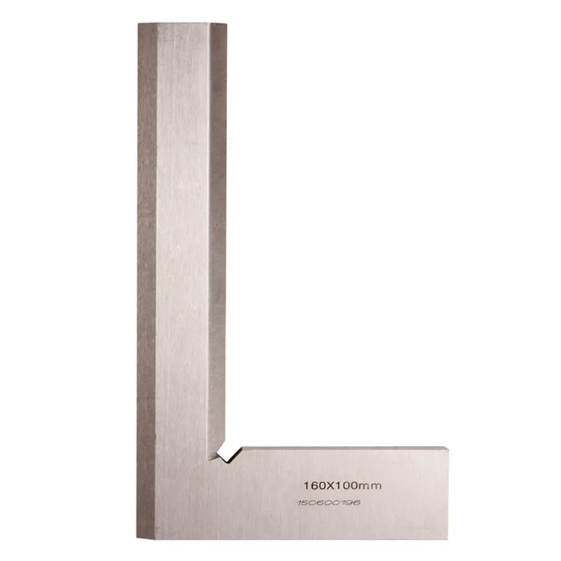 90 Degree Angle Ruler 160*100mm Metric Try Square Gauge Measuring Tool ...