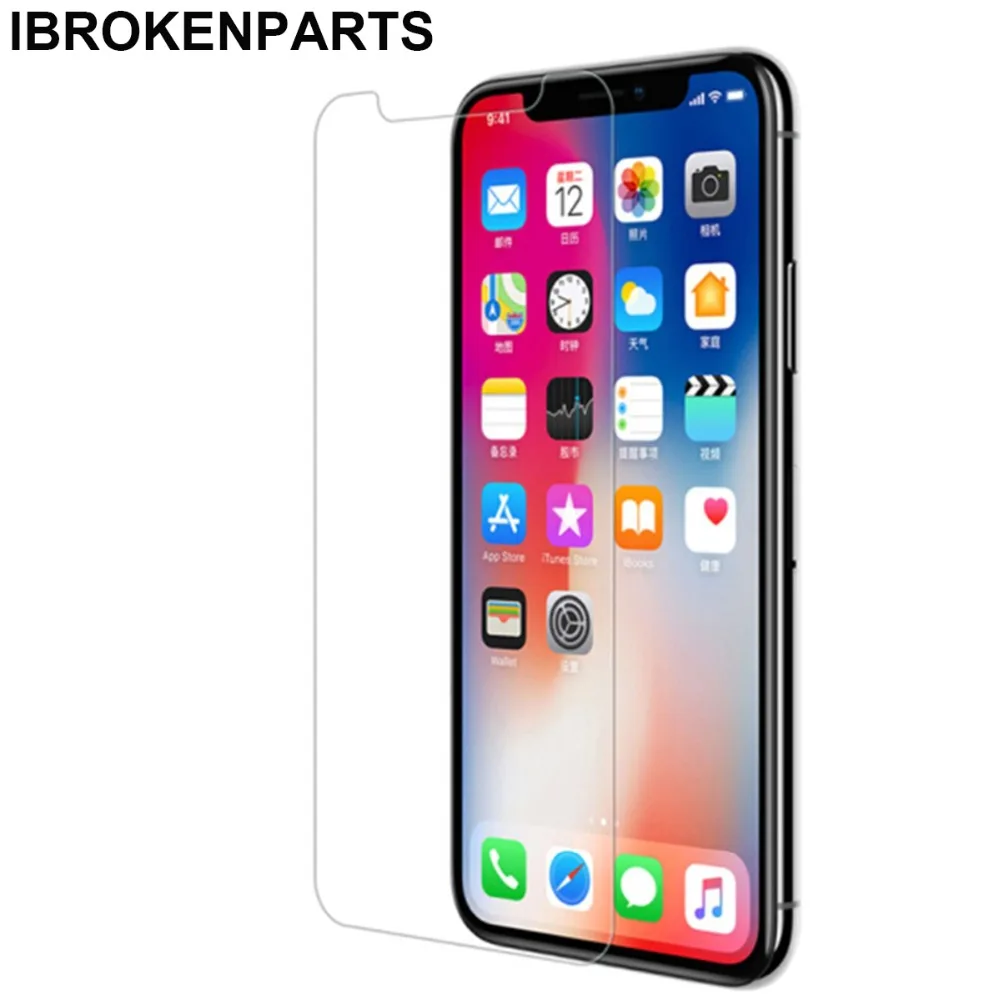 Buy 100 Genuine Tempered Glass Screen Protector Protection For Apple Iphone X