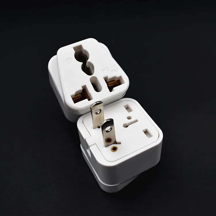 Adaptador de tomada 10 flash 10a eua, plugue chato com 3 pinos para eua ...