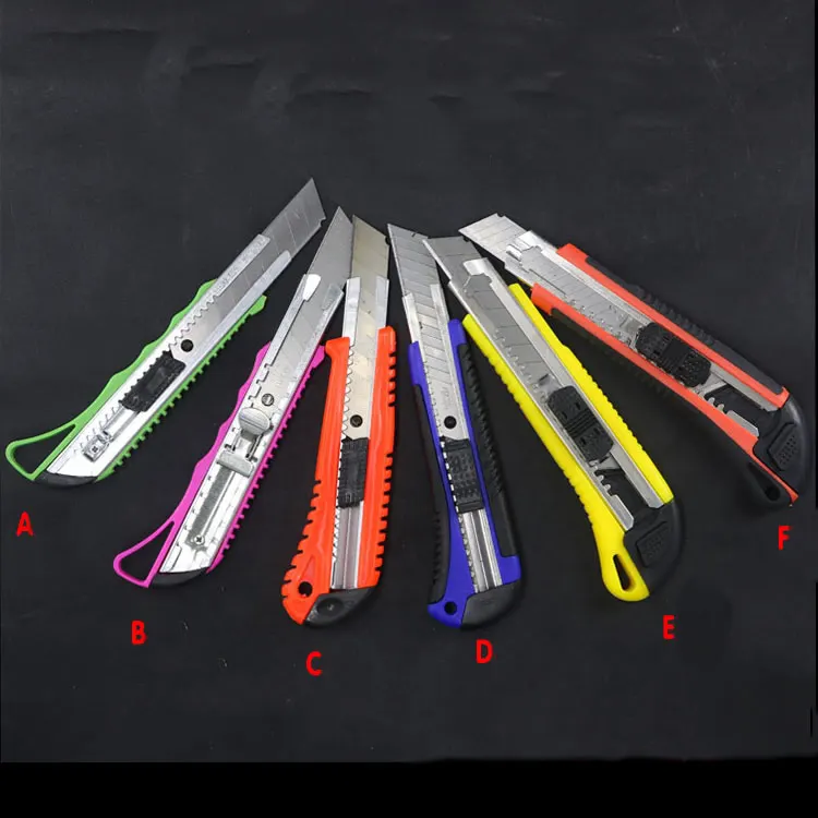 1 pcs Stunning Metal and Plastic Small Size Utility Knife Cutter ...