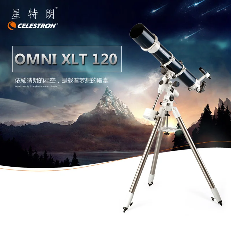 Celestron Omni Xlt 120 Refractor Telescope Starbright Coatings Cg-4 ...