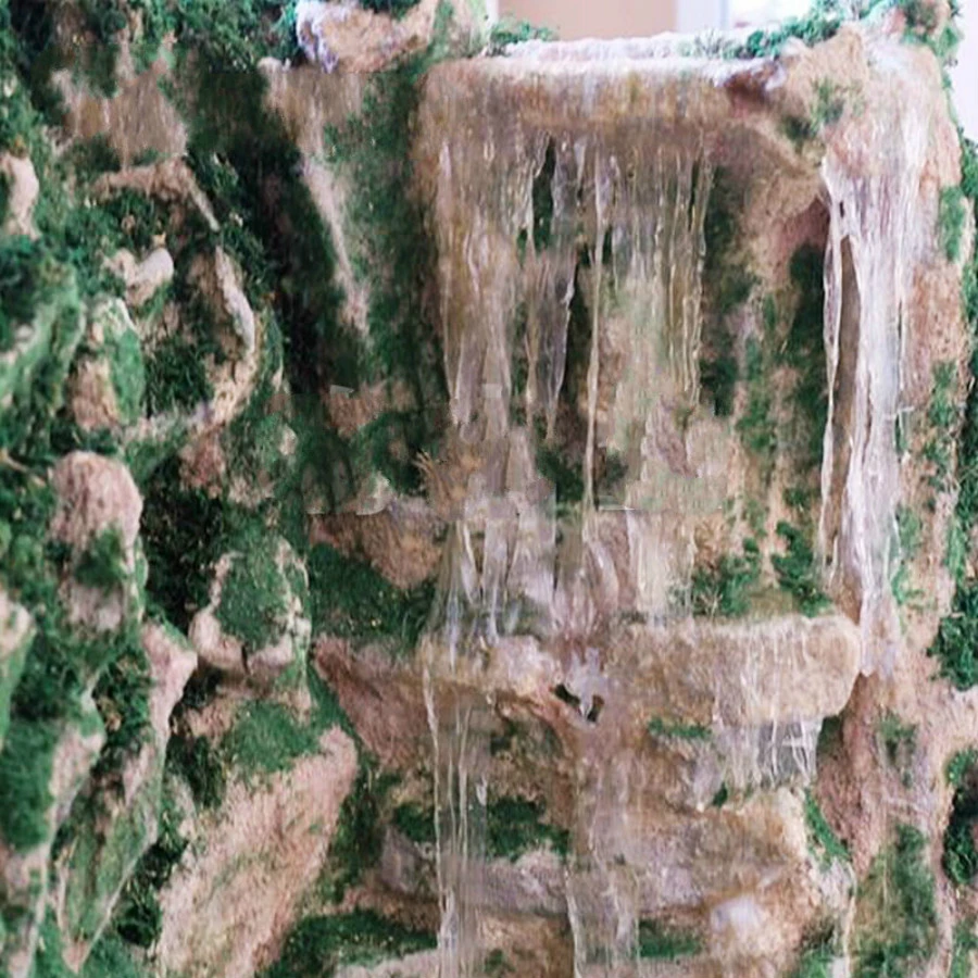 30*15cm Model Waterfall Waterscape Cream Transparent Simulation Water ...