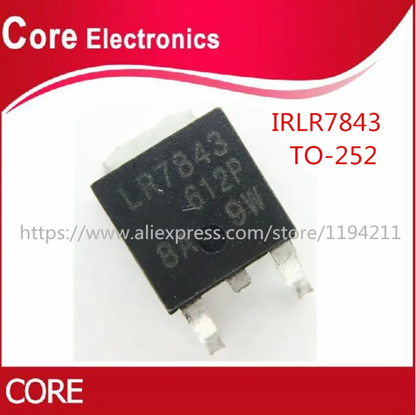 50 Uds. IRLR7843PBF TO252 IRLR7843 TO252 LR7843 SMD nuevo|Circuitos ...