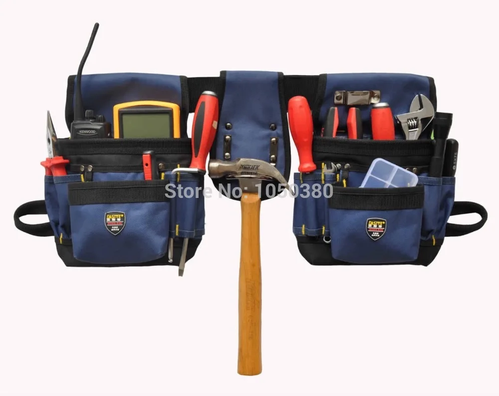 Work Waist Bag Tool Storage Bag Electrician Carpenter Technicians Tool ...