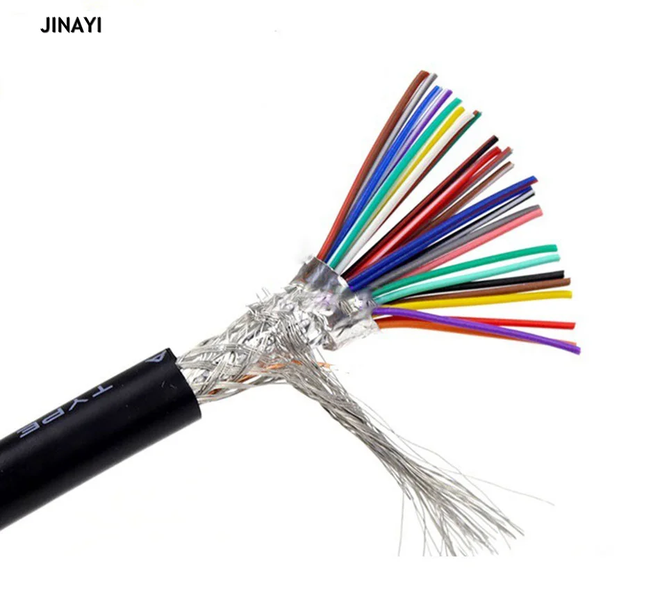 10m-30ft-25-Core-25-pin-Double-Shielded-Cable-Wires-0-12-mm2-Pure ...