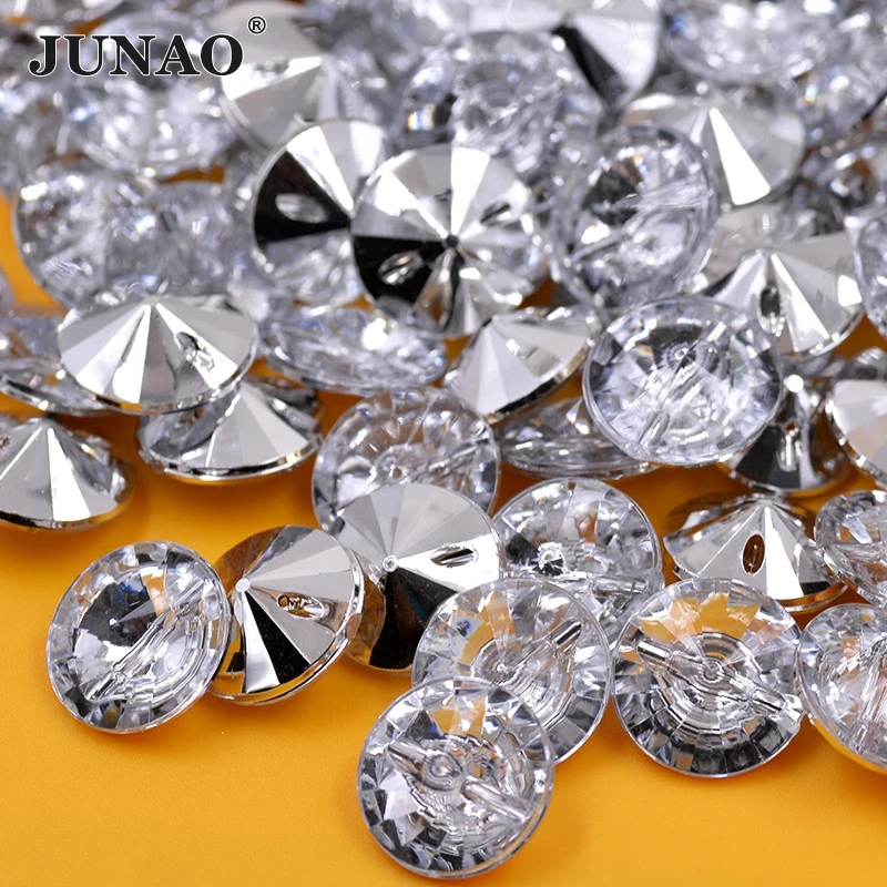 Crystal Buttons Clothing | Sew Button Rhinestones | Rhinestones Acrylic ...
