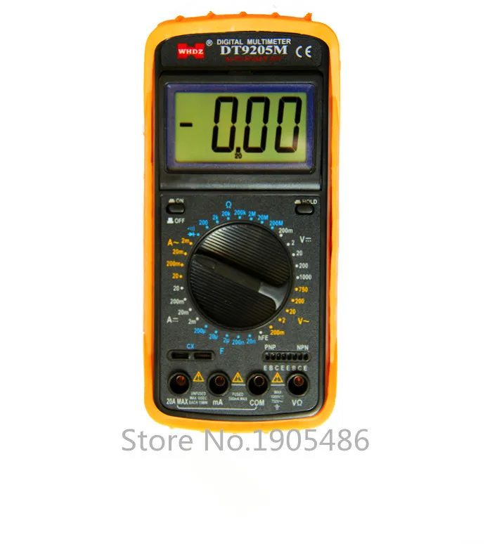 Digital multimeter DT9205M.1 soft jacket with stand|jacket wallet ...
