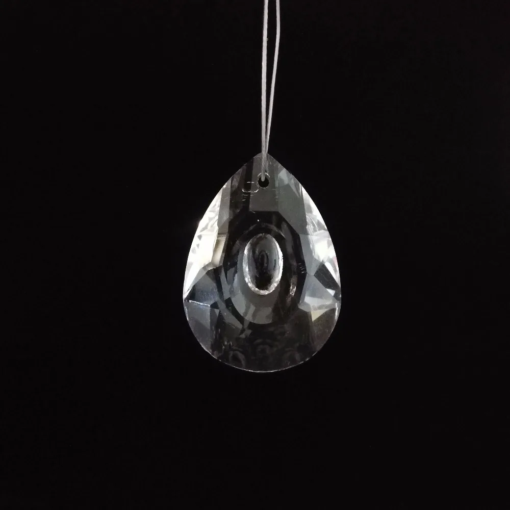 Crystal Glass Prism Pendants For Christmas Decoration38mm 50pieces Gorgeous Crystal Suncatcher