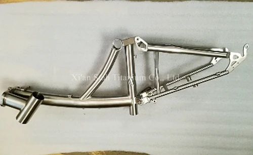 Титановая складная рама велосипеда TC4+ задняя вилка Triangel глянцевая ...