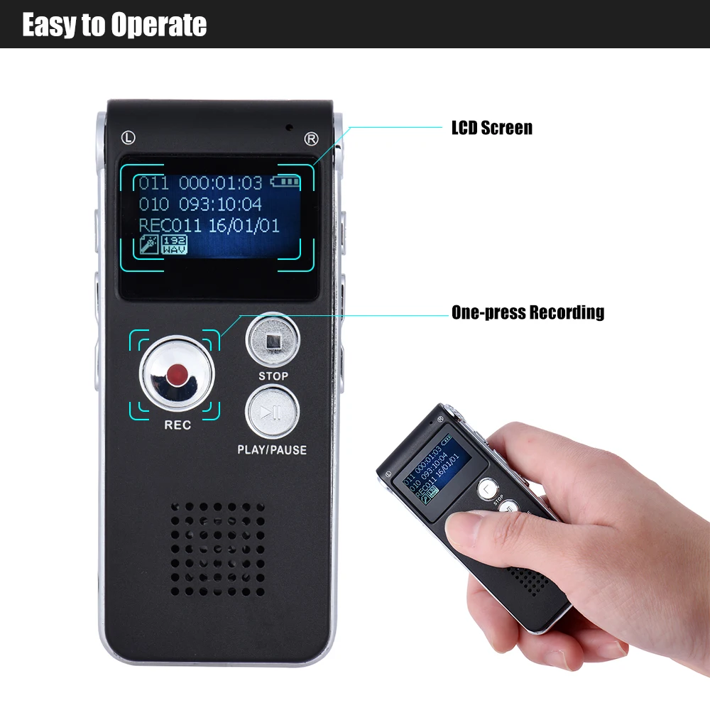 New-Professional-Paranormal-Equipment-Digital-EVP-Voice-Activated ...