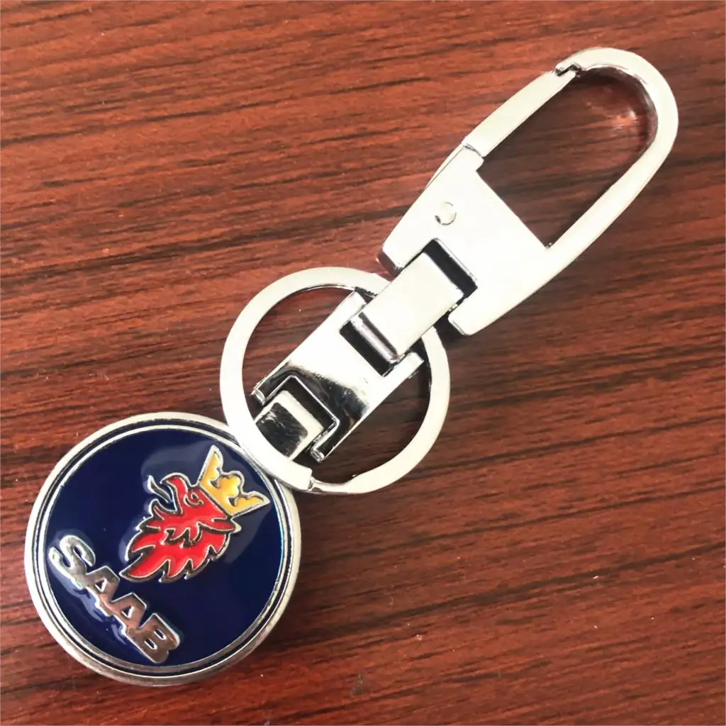 3D Metal Car Logo Keychain Keychain Auto Badge Key Chain Key Ring ...