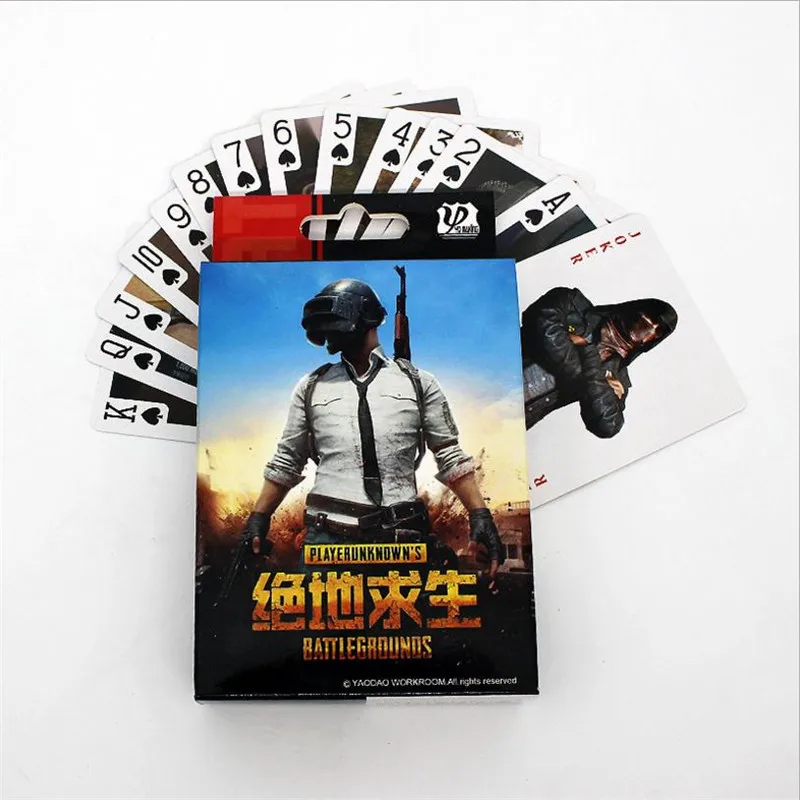 BOOCRE Game PUBG Accessories Poker Cards Exquisite Paper Card 2 Styles ...