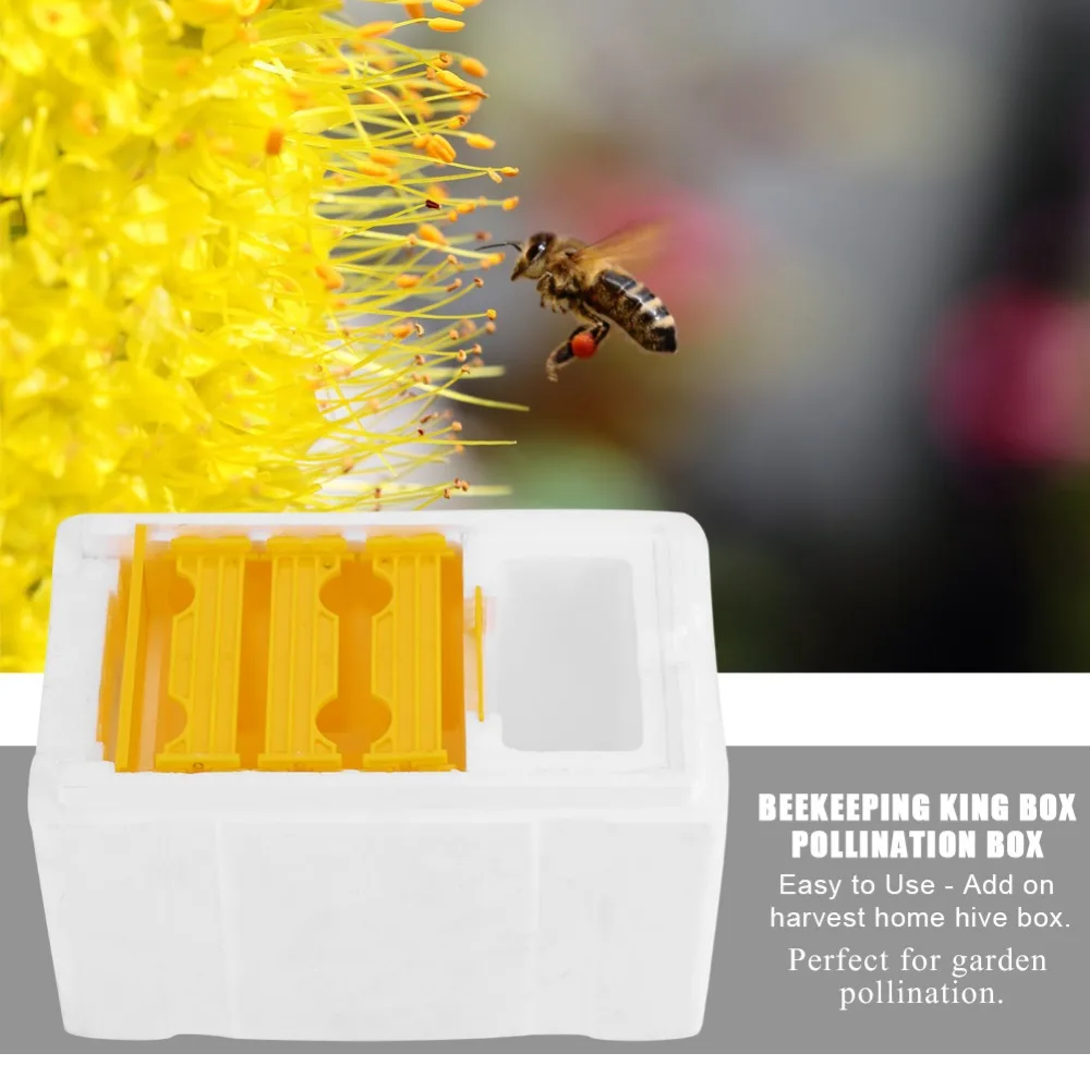 Auto Honey Beehive Frames Beekeeping Kit Bee Hive King Pollination Box ...
