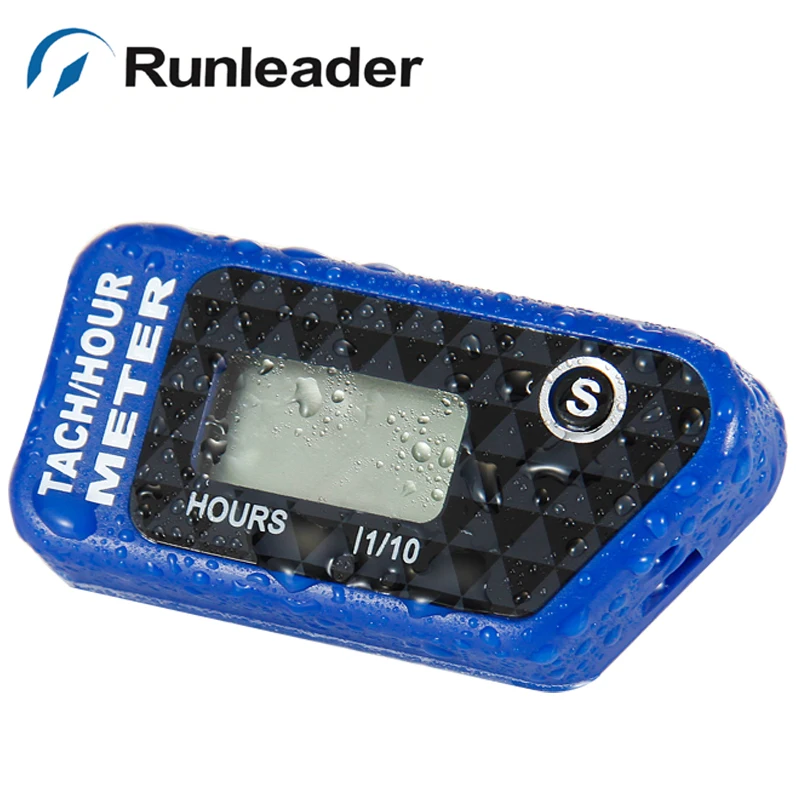 Waterproof Resettable Hour Meter Rev Counter tachometer for Mower Hay ...