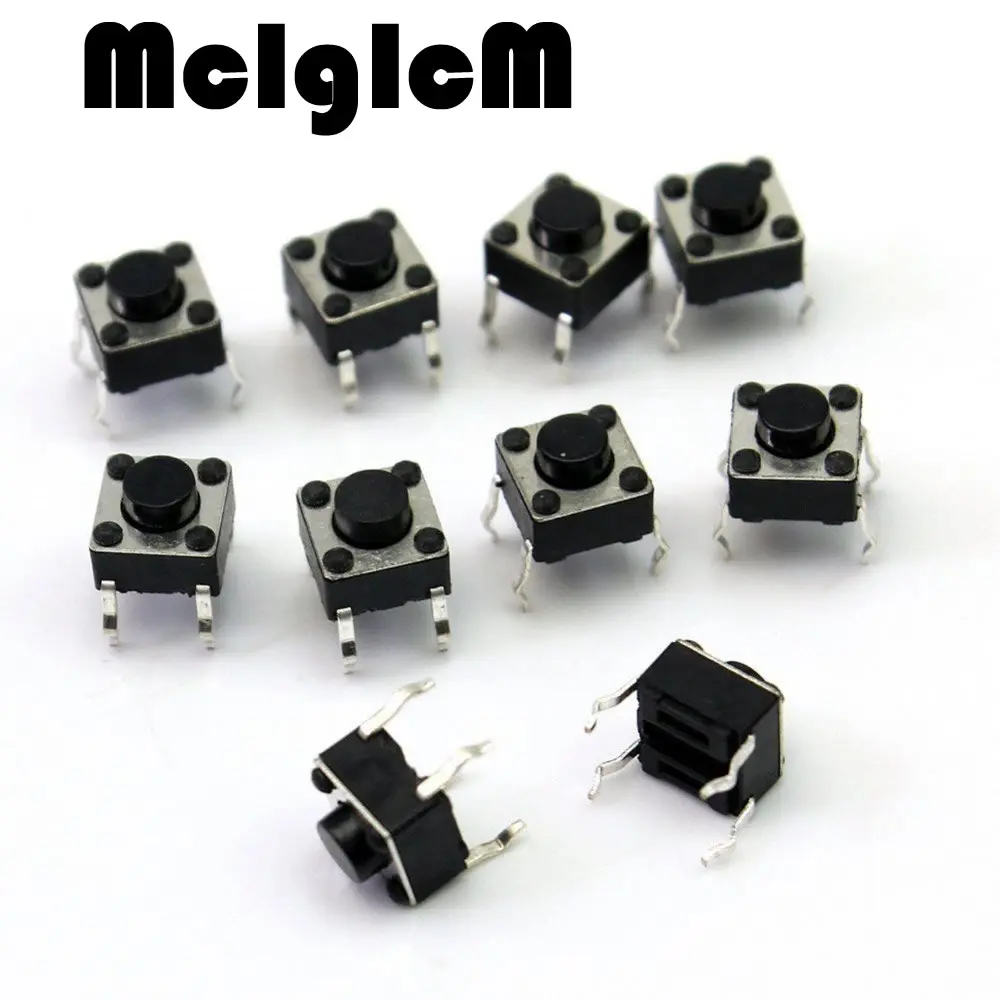 H013 11 200pcs Mini Micro Momentary Tactile Push Button Switch 6*6*5mm ...