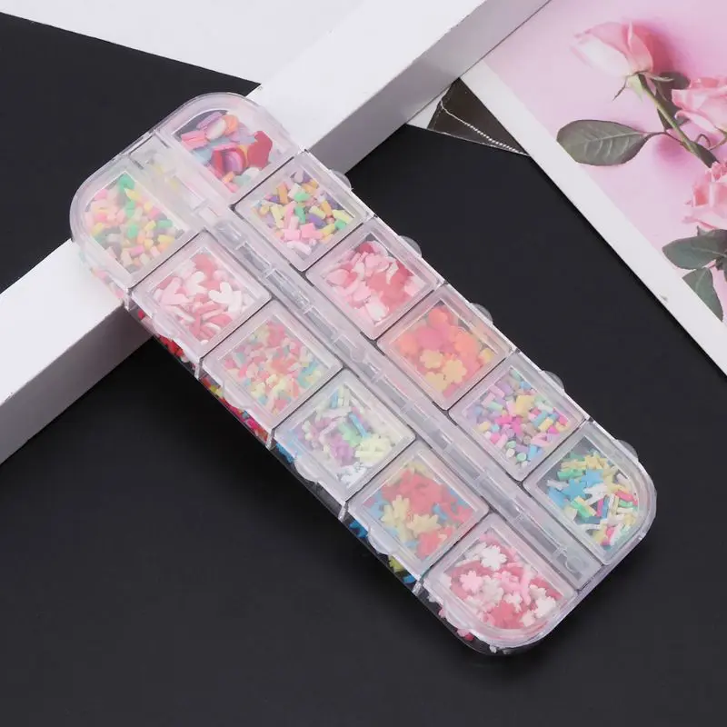Slime Beads Box Fruit Slice Sprinkles Slime Filler For Handgum Foam ...