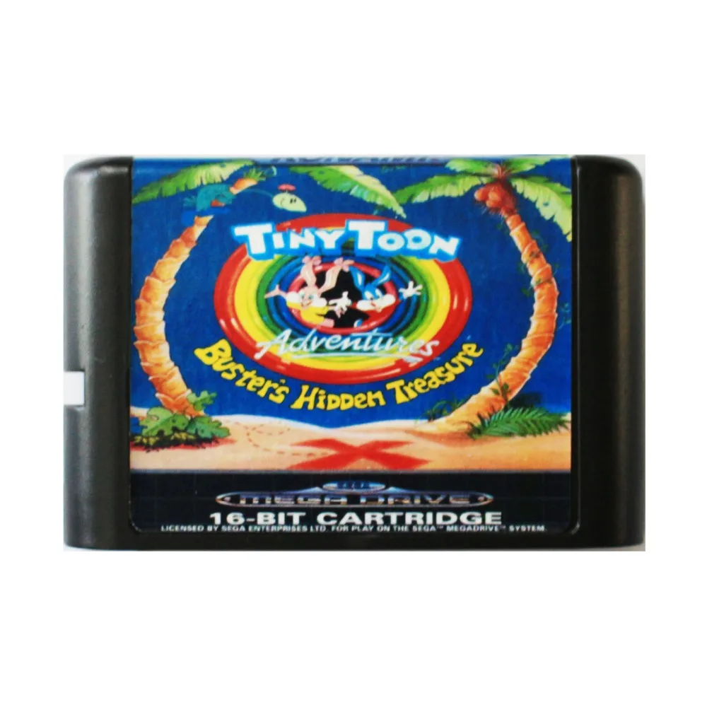 Sega Genesis 용 SEGA Mega Drive 용 Tiny Toon 16 비트 MD 게임 카드|tiny toon|16 ...
