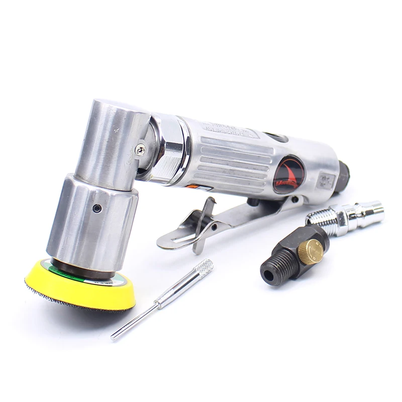 2 Inches Pneumatic Air Polisher Eccentric Polishing Machine 90 Degree ...