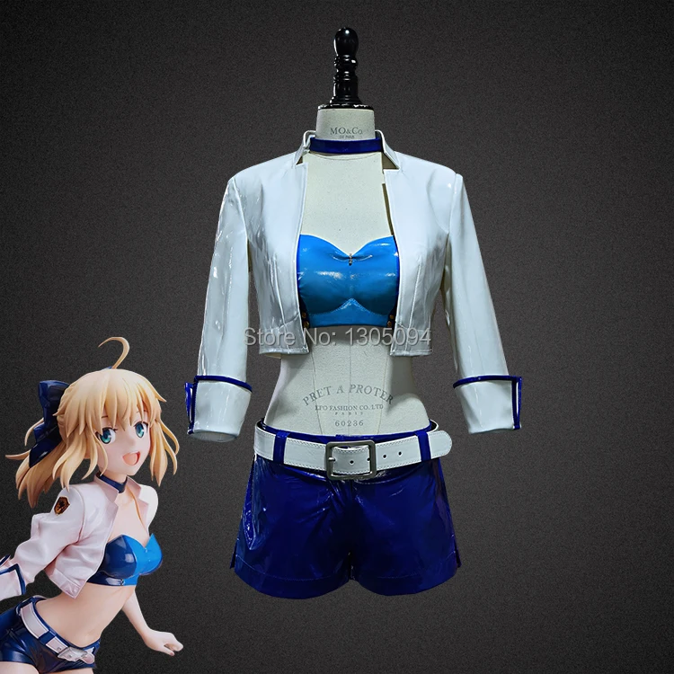 Fate Type Moon Racing Saber Cosplay Costume Fate Zero Sword Artoria ...
