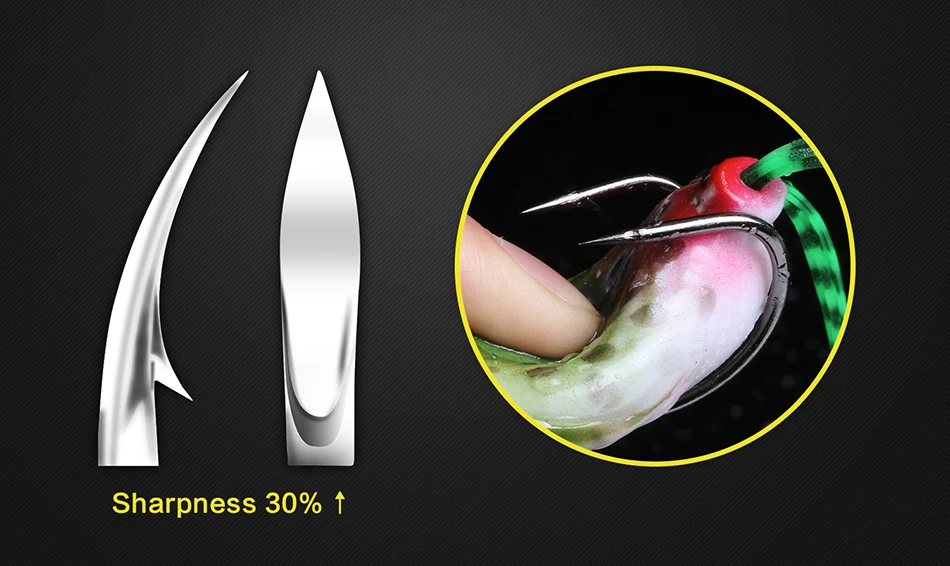 9pcs Soft Frog Fishing Lures Surface 5.5CM 12.5G Topwater Cod Bass with ...