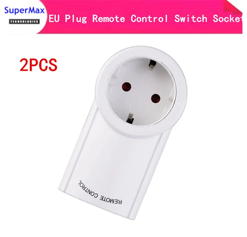 2pcs High Quality EU US power Plug Socket 230v 50Hz 10A Remote Control ...