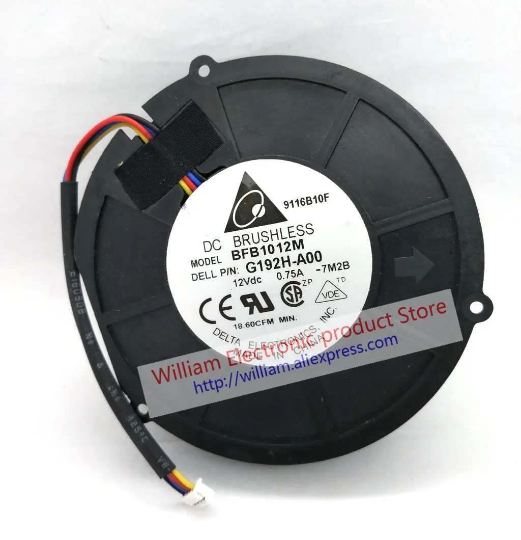 New Original Delta 75*30mm 12v 0.75a Bfb1012m Blower Computer Cooling ...
