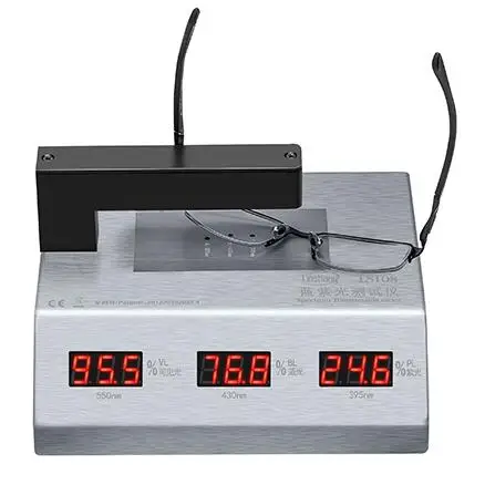 LS108 Spectrum Transmission Meter Test Eye Glass Mobile Phone Lens Dlue ...