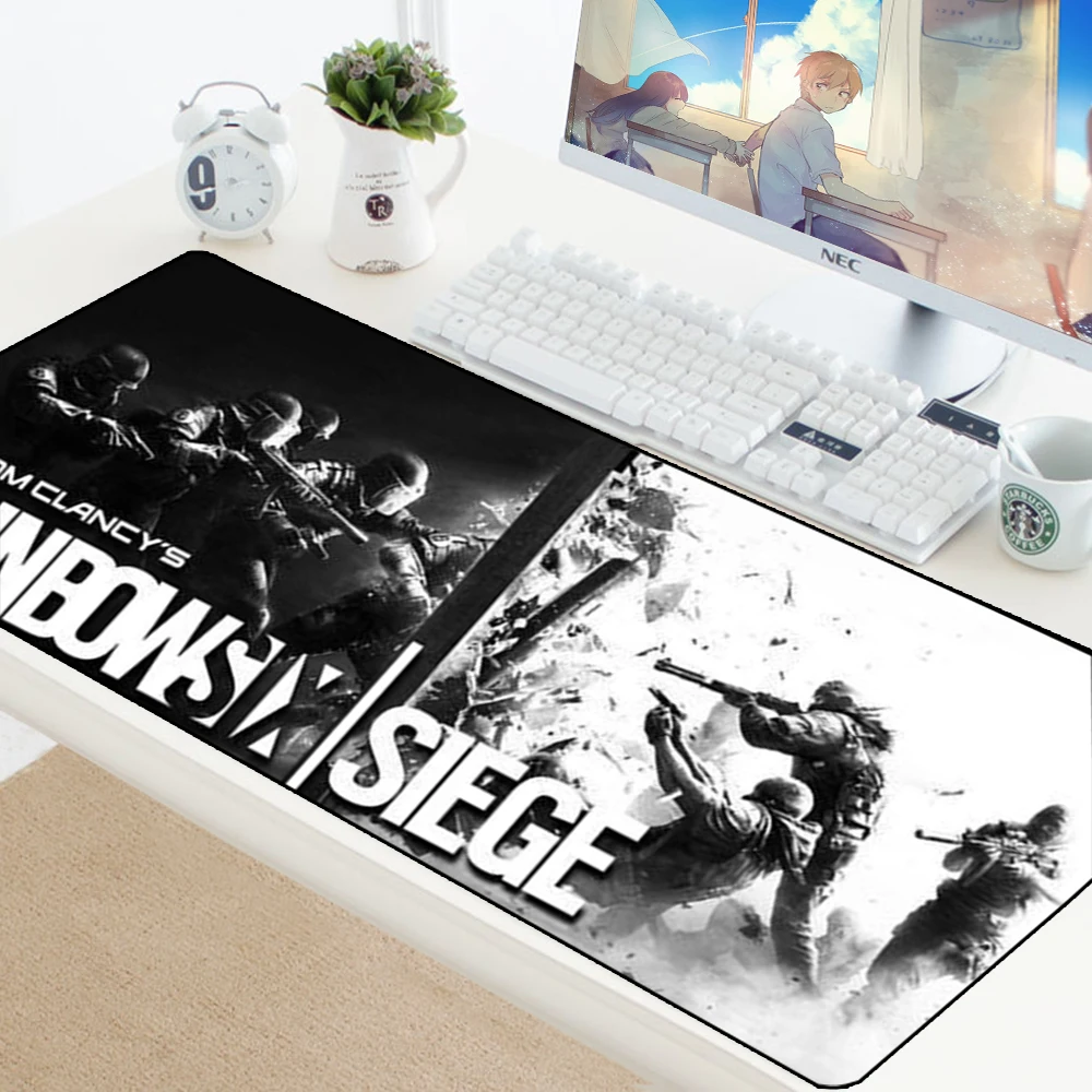 Rainbow Six Siege Large Mousepad Gamer Gaming Lockedge Big Mouse Pads Mat Desk Mat For Pc