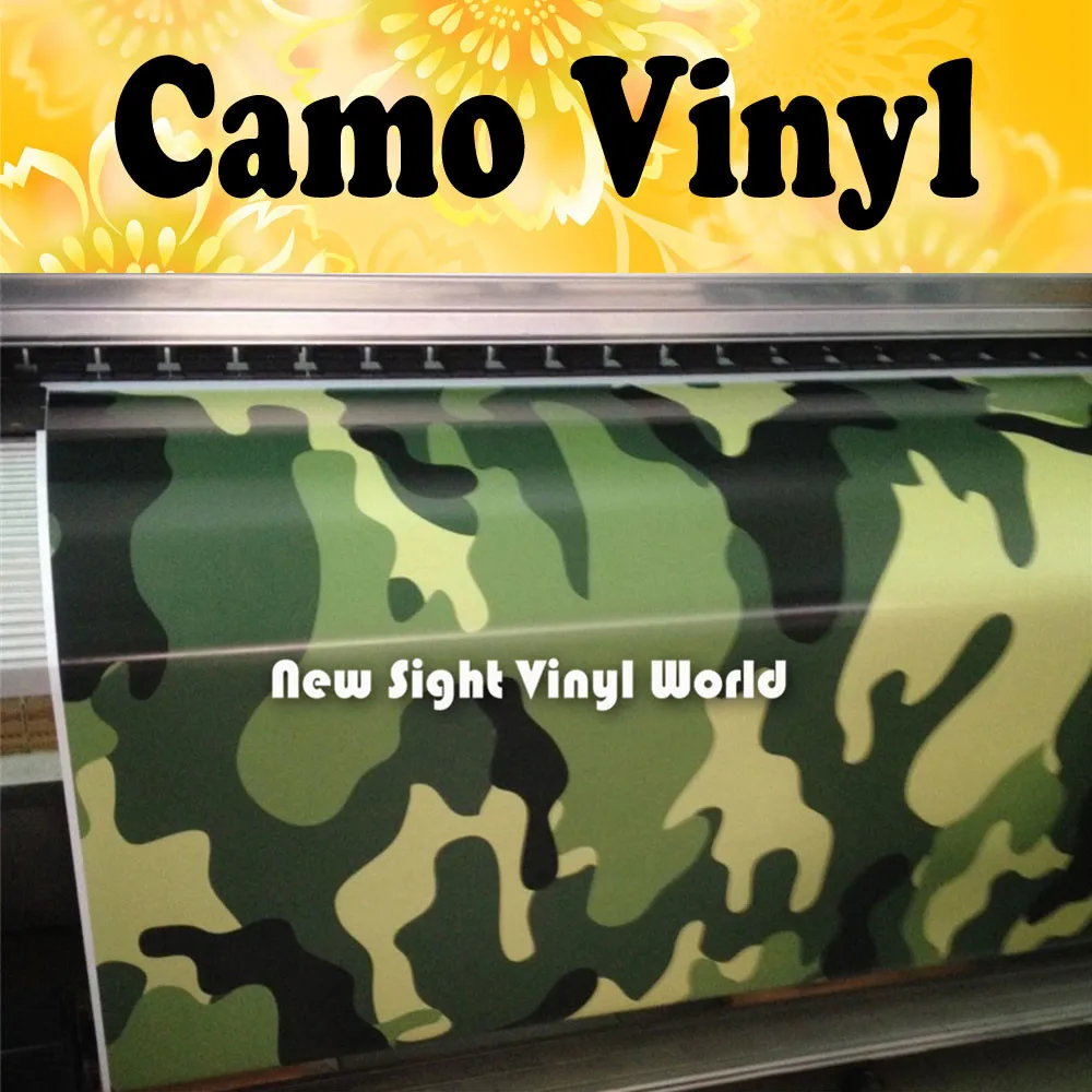 Green Military Camouflage Wrap Jungle Camo Vinyl Wrap Sheet Bubble Free ...