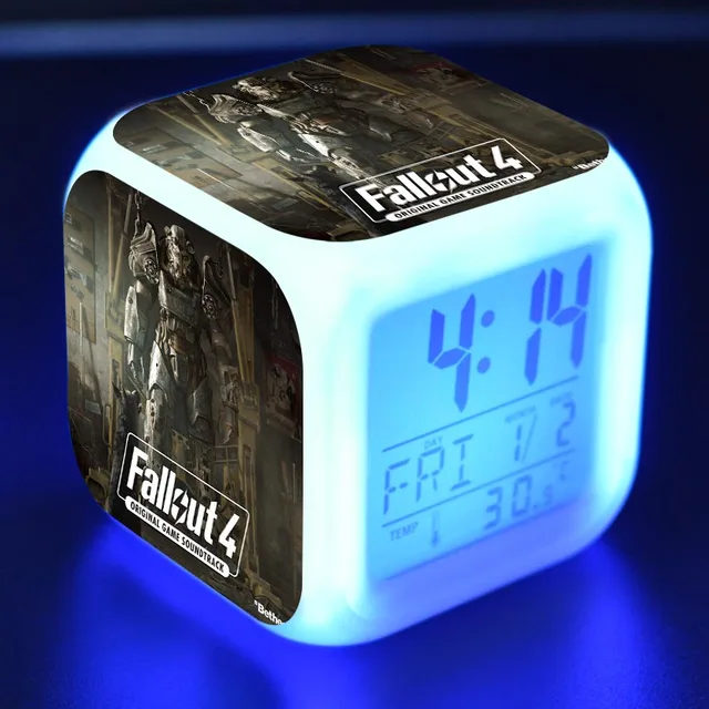 Move Game Fallout 4 Character LED Digital Alarm Clock reloj despertador ...