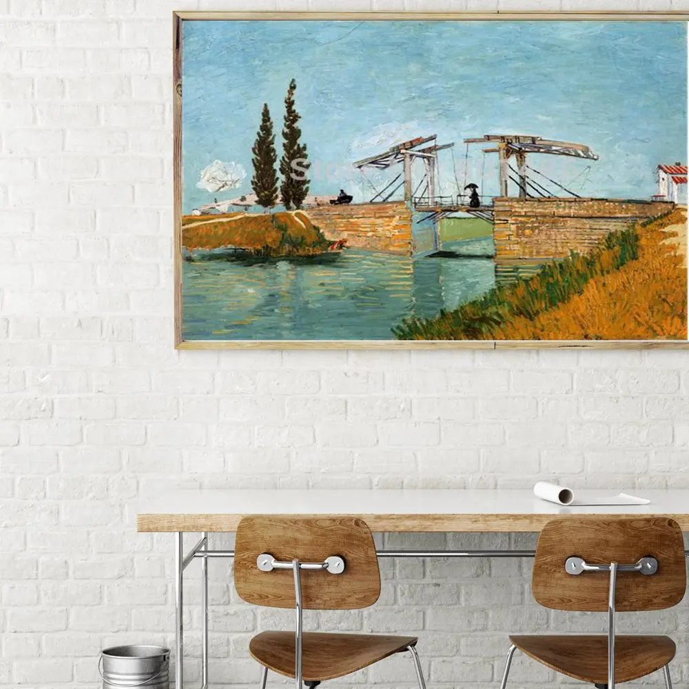 The Langlois Drawbridge Van Gogh Landscape Paintings for Bedroom ...