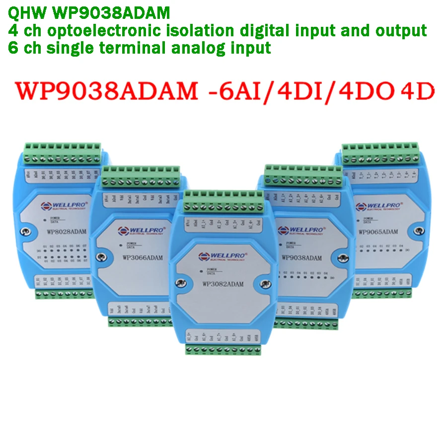 6ch Terminal Analog Input/4ch Optoelectronic Digital Input/output ...