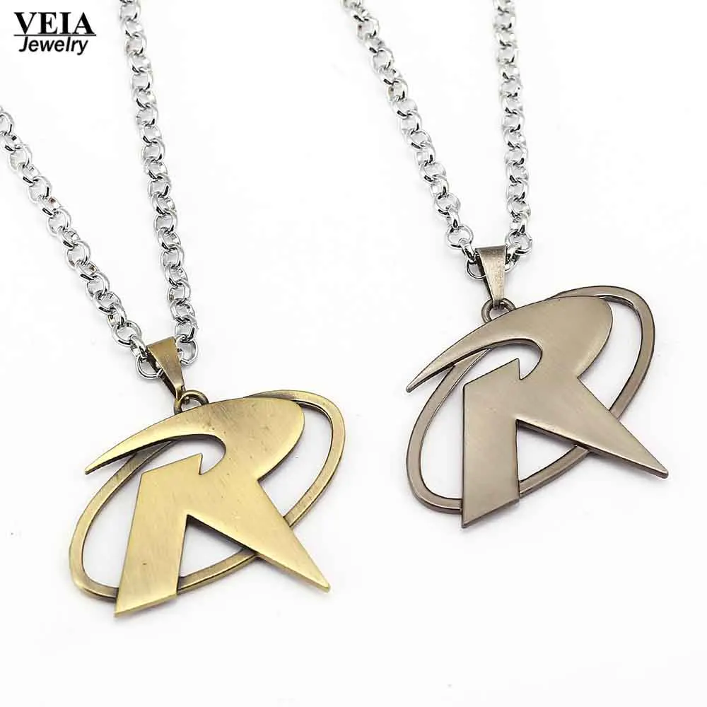 2016 New Collares Punk Movie Chain Necklace Batman Robin R Statement ...