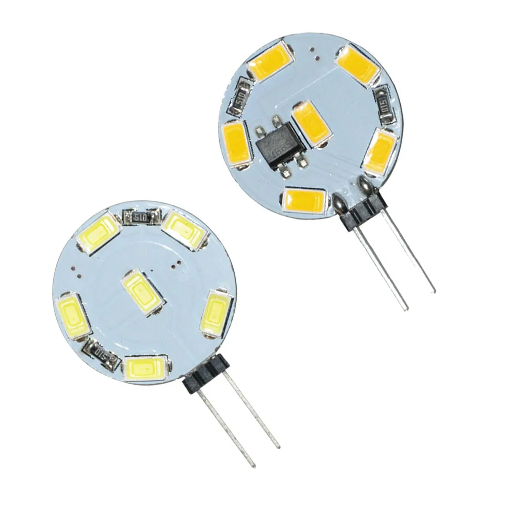 JYL 2pcs High Power Dual side G4 2x6 LEDs 5730 SMD RV LED Lamp Spot ...