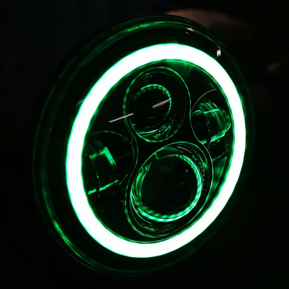 1pair-7-inch-led-headlight-7-headlamp-12V-24V-round-anti-flickering ...