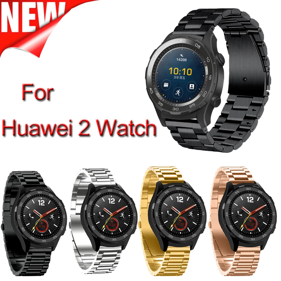 20mm-Width-Three-Links-Stainless-Steel-Smart-Watchband-for-Huawei-Watch ...