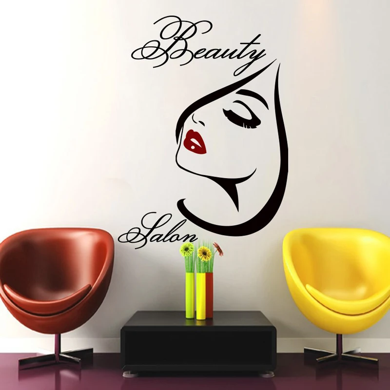 Creative Hair Hairdresser Beauty Salon Barbershop Diy Wallpaper ...