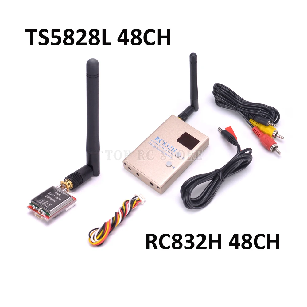 RC832 RC 832 TS5828L GPV 5.8G 48CH 600mW Transmitter Receiver set for ...